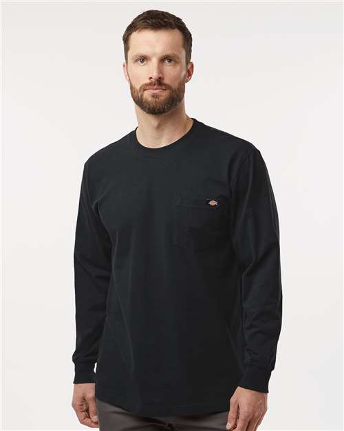 Dickies WL50 Traditional Heavyweight Long Sleeve T-Shirt With Custom E