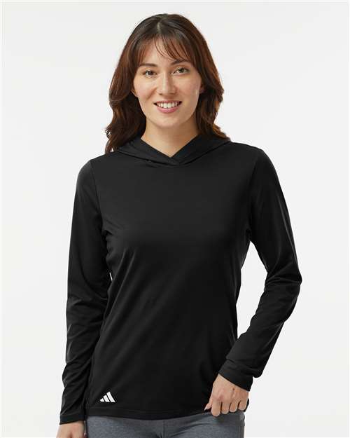 Adidas A1003 Women's Performance Hooded Pullover With Custom Screenpri