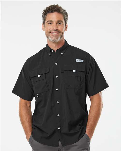 Columbia 212464 PFG Bahama™ II Short Sleeve Shirt With Custom Embroide