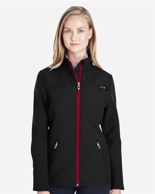 Spyder 187337 Women's Transport Soft Shell Jacket With Custom Embroide