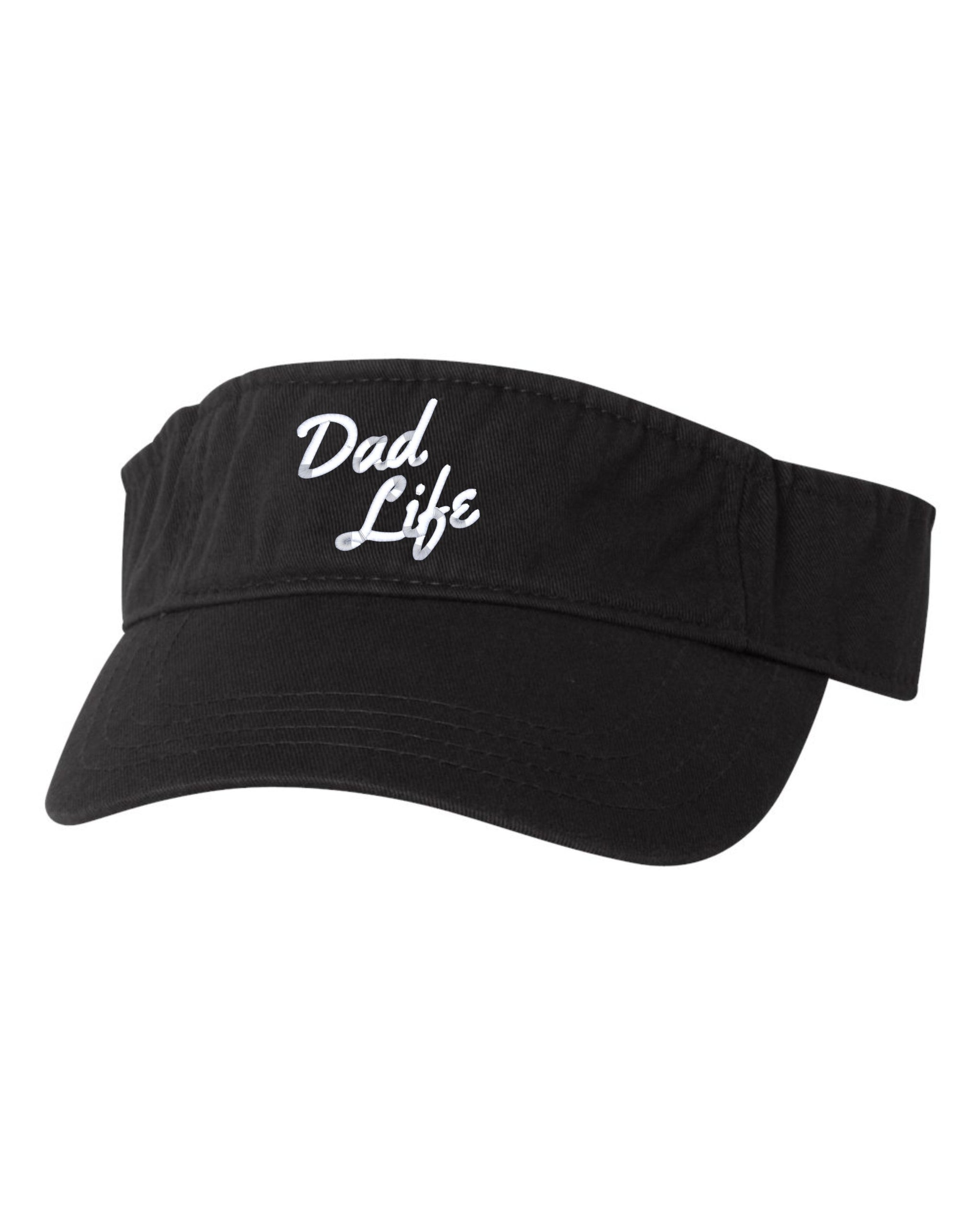 Dad Life Father's Day Gift Idea Embroidered Visor Dad Hat