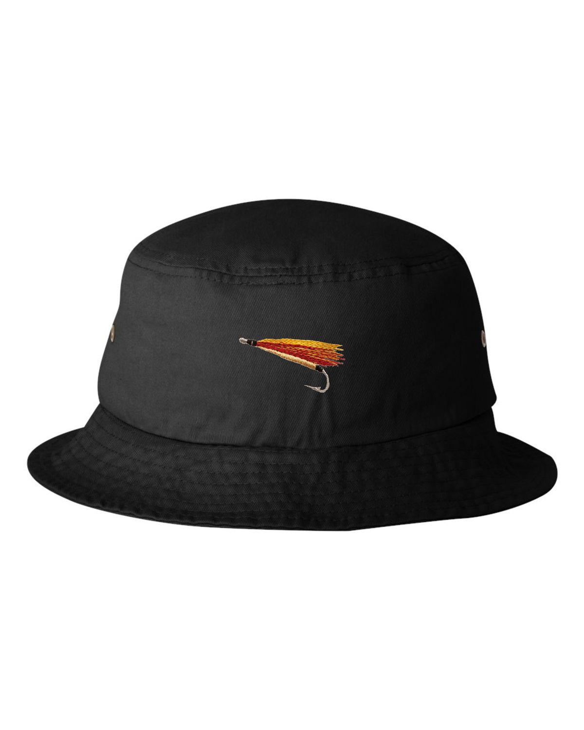 Fish Hook Embroidered Cap Dad Hat