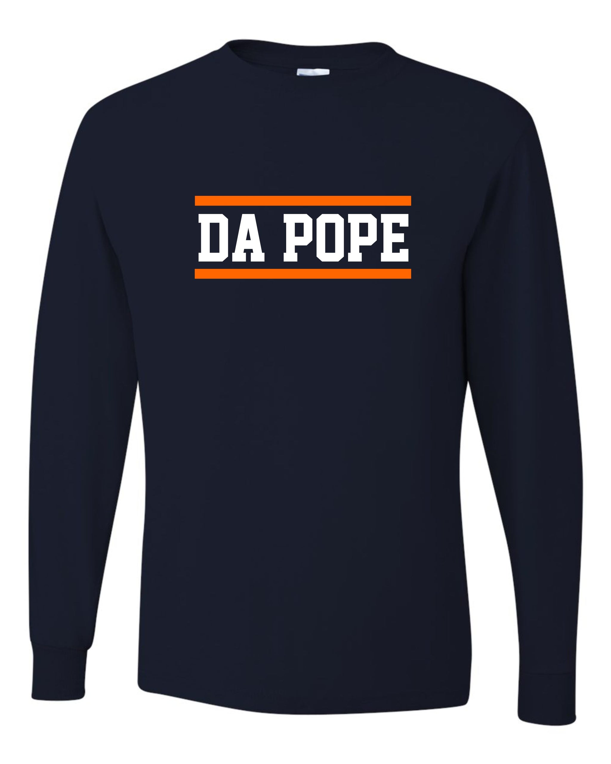 Da Pope Funny Chicago Pope Leo Unisex Long Sleeve T-Shirt