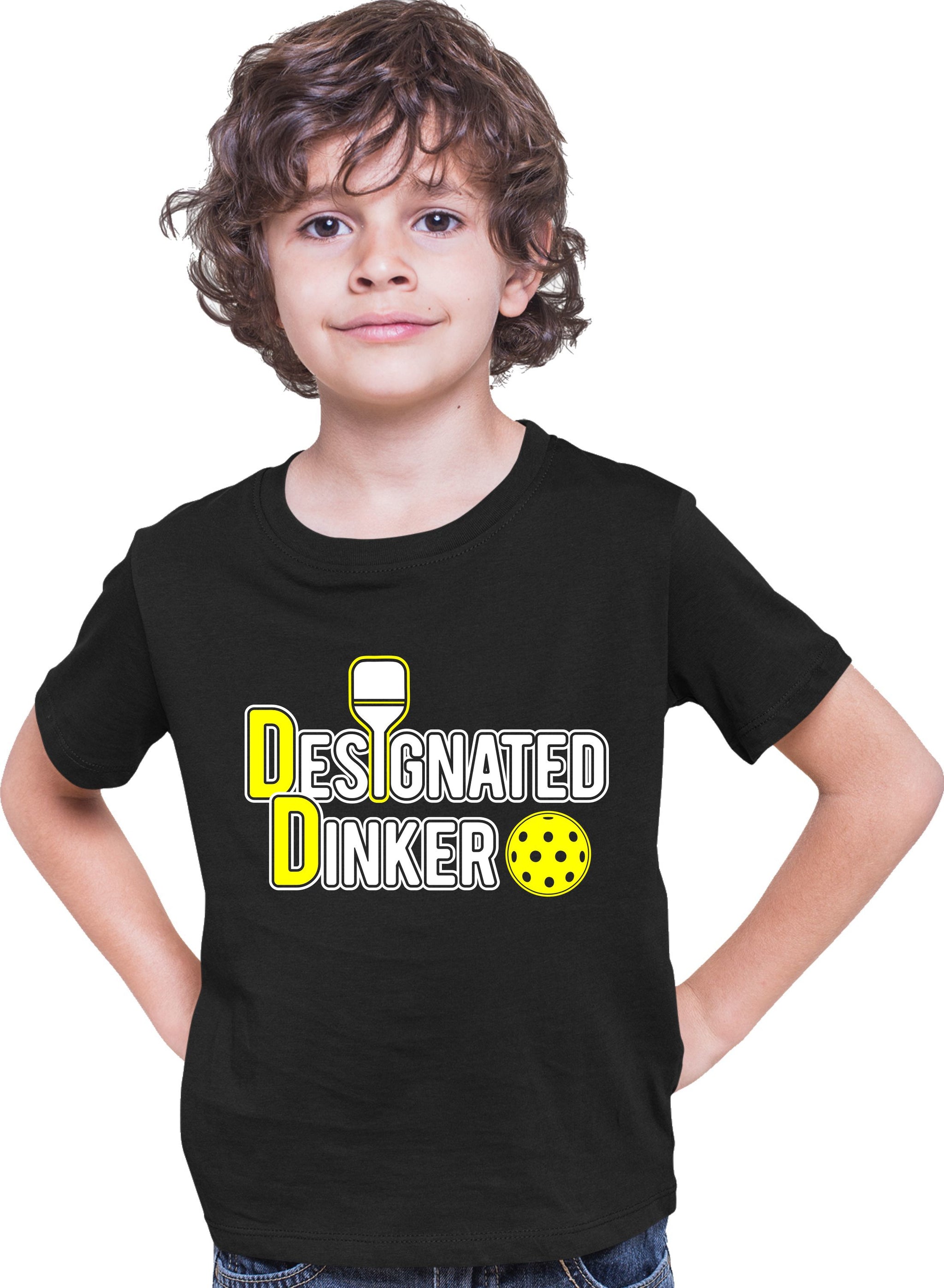 Designated Dinker Pickleball Funny Gift Idea Youth T-Shirt