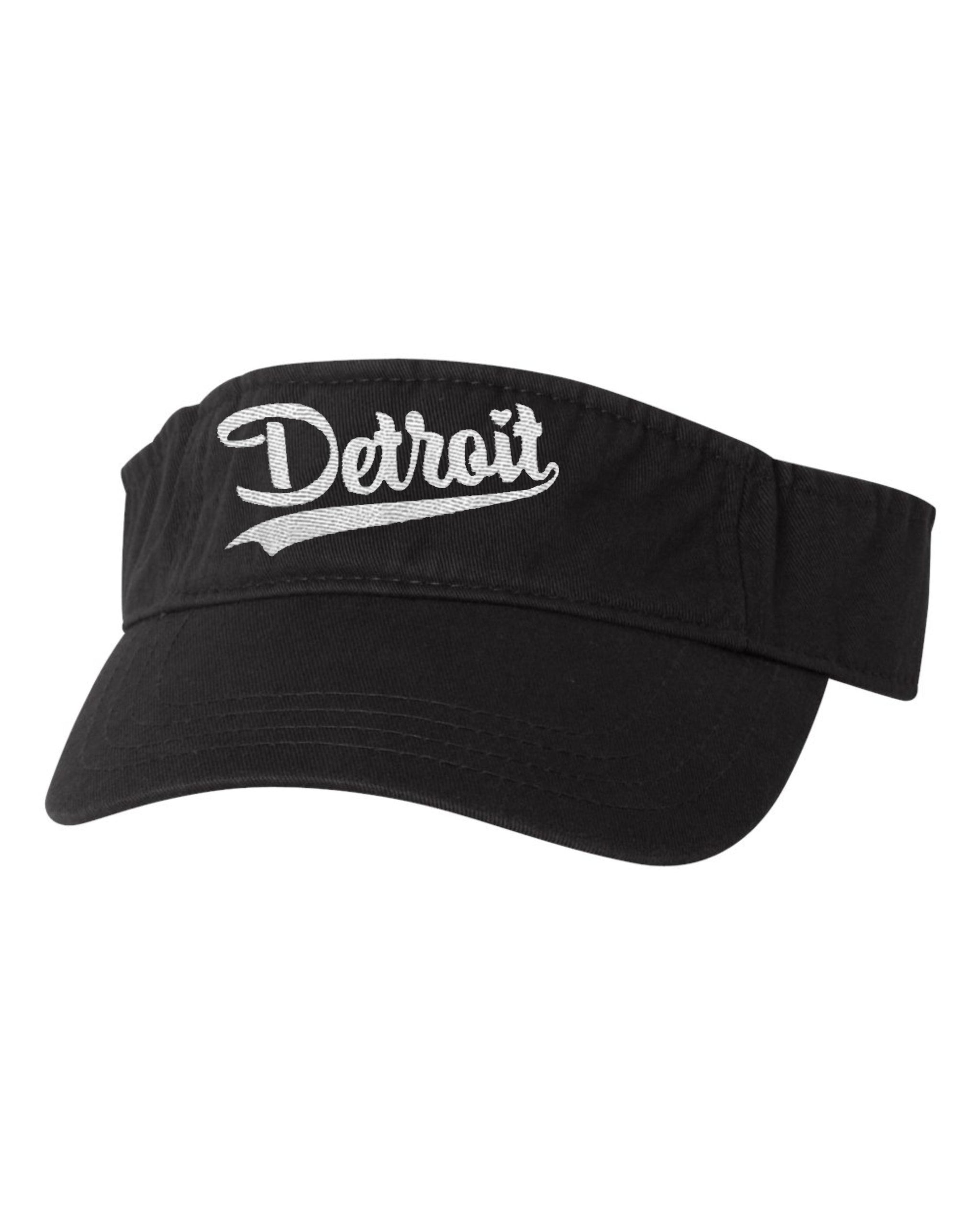 City Of Detroit Michigan Pride Embroidered Visor Dad Hat