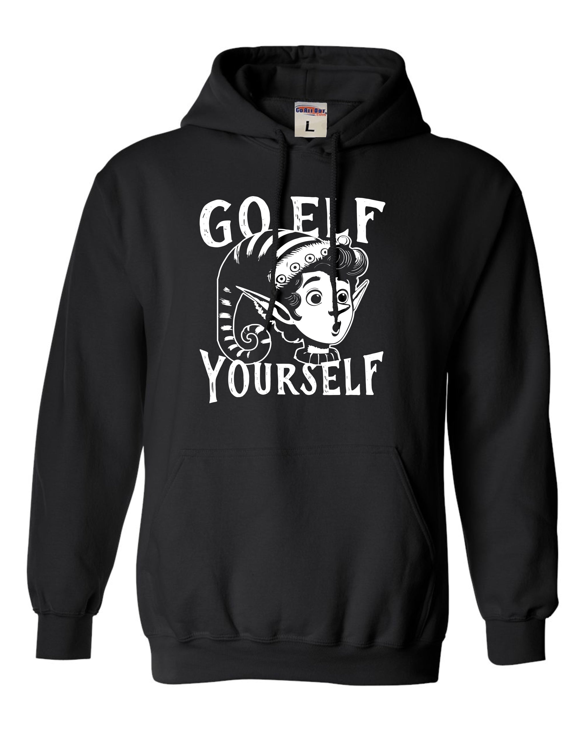 Go Elf Yourself Funny Christmas Holiday Gift Unisex Sweatshirt Hoodie