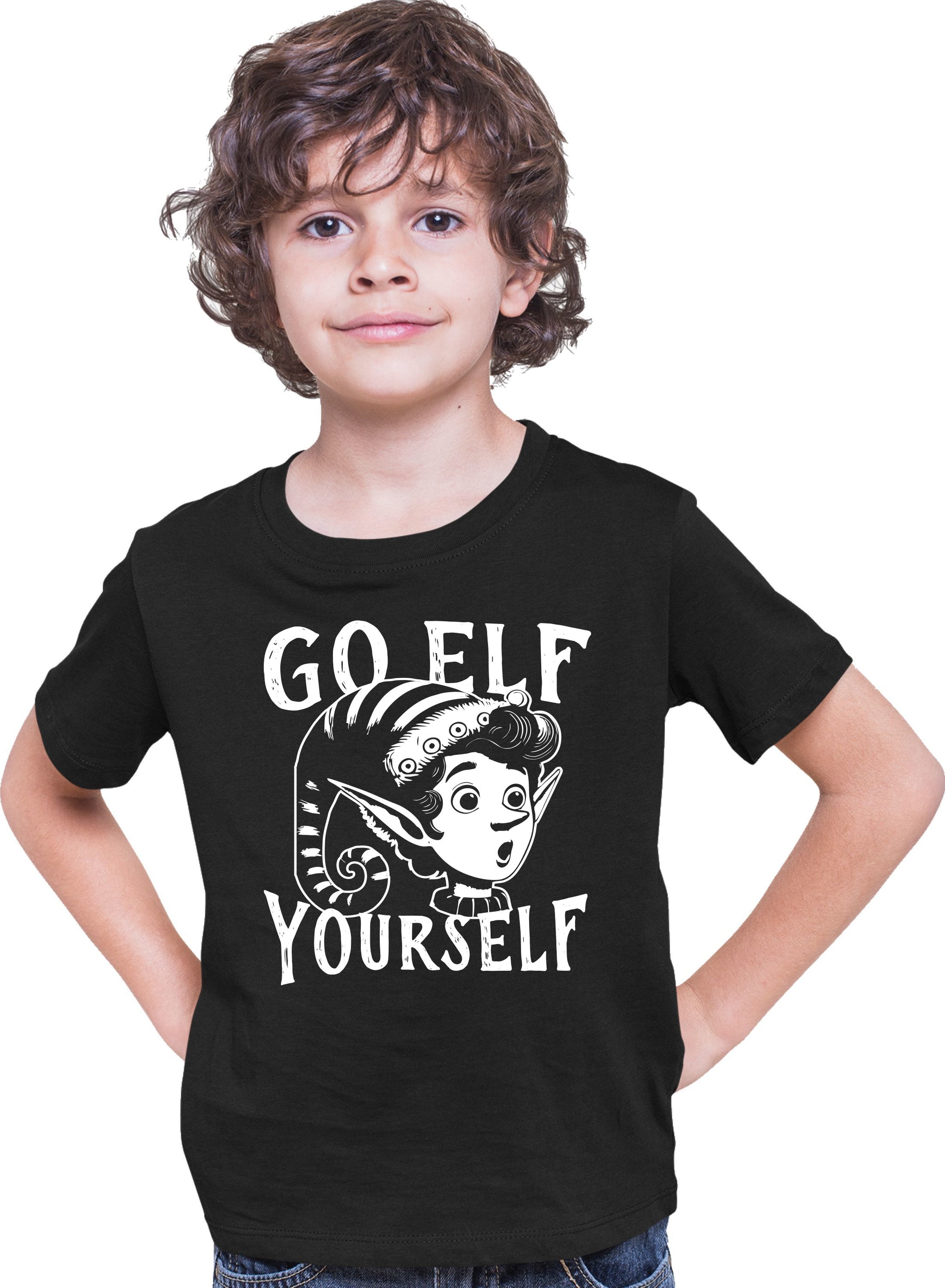 Go Elf Yourself Funny Christmas Holiday Gift Youth T-Shirt