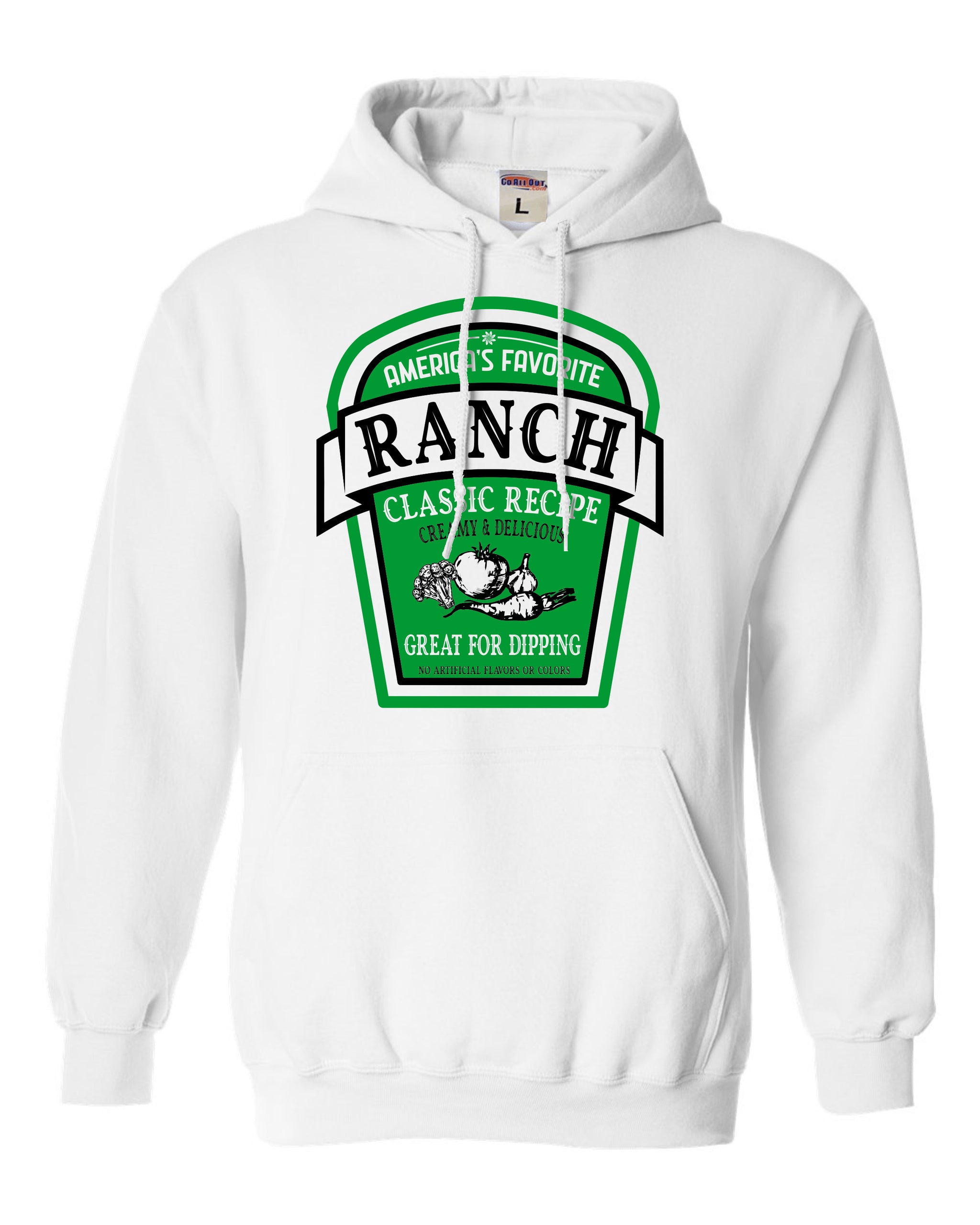 Ranch Dressing Label Funny Group Halloween Costume Unisex Sweatshirt H