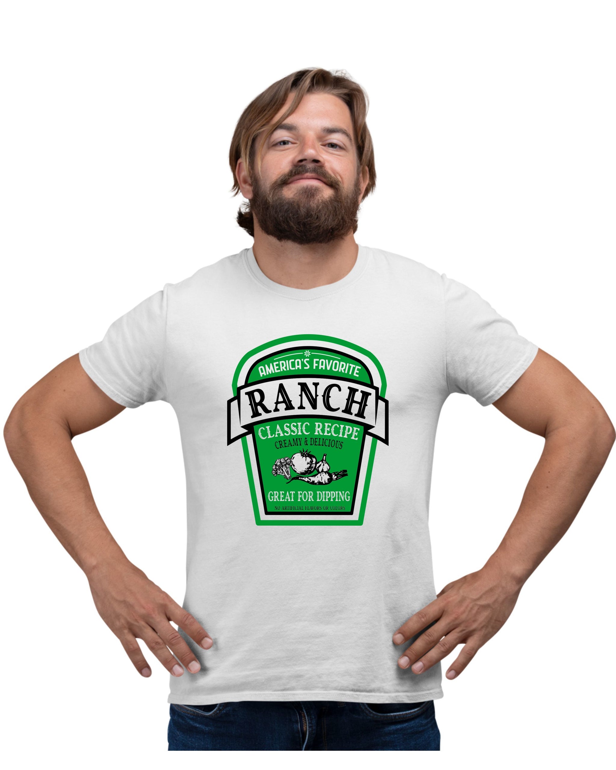 Ranch Dressing Label Funny Group Halloween Costume Unisex T-Shirt