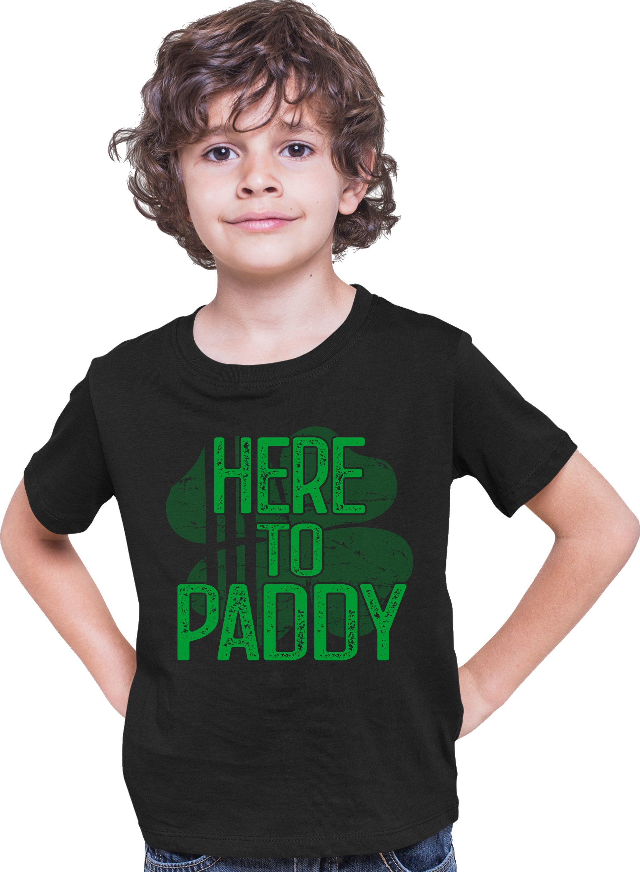 Here To Paddy Funny St. Patricks Day Gift Idea Youth T-Shirt