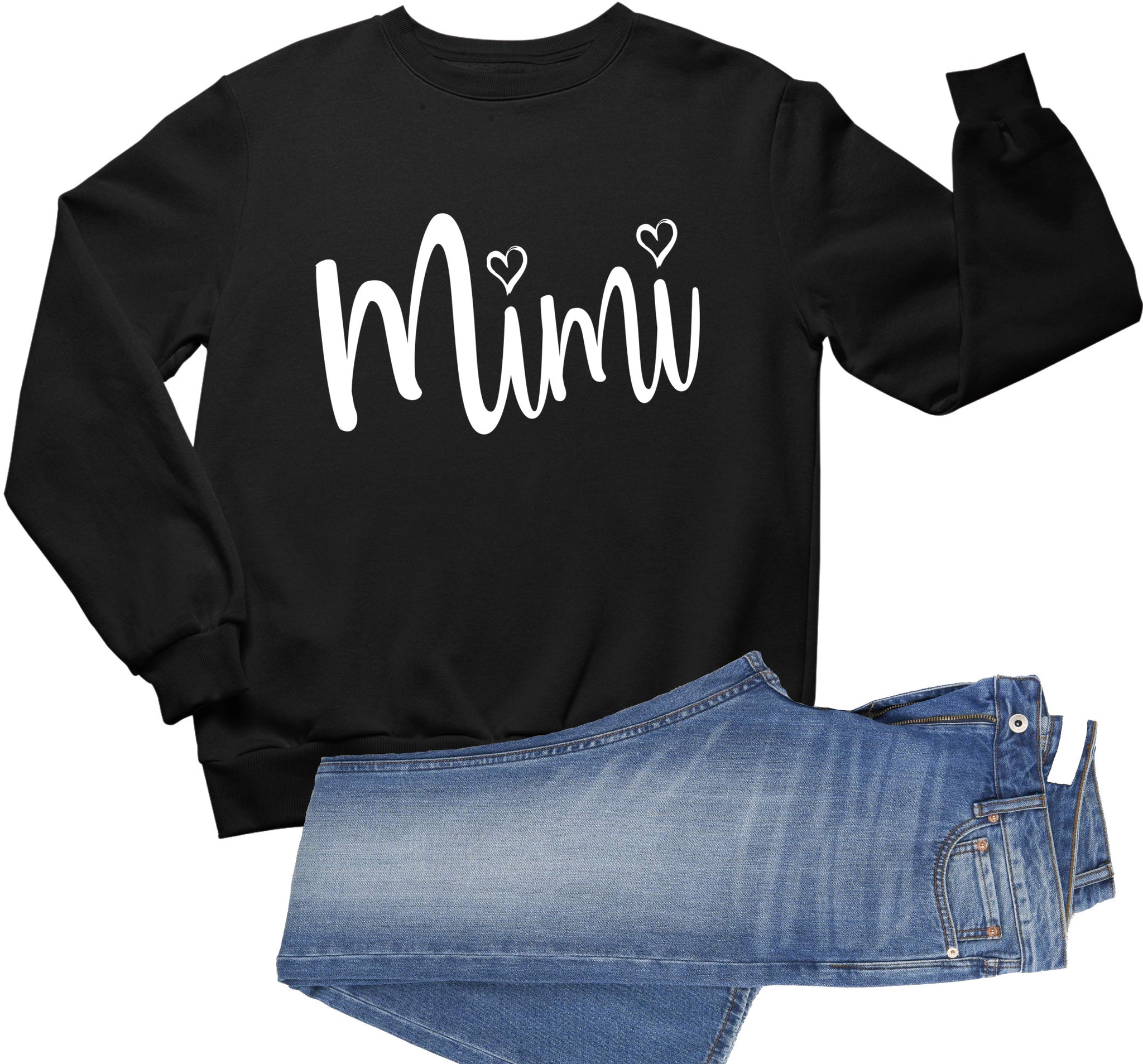 Mimi Heart Grandma Unisex Sweatshirt Crewneck