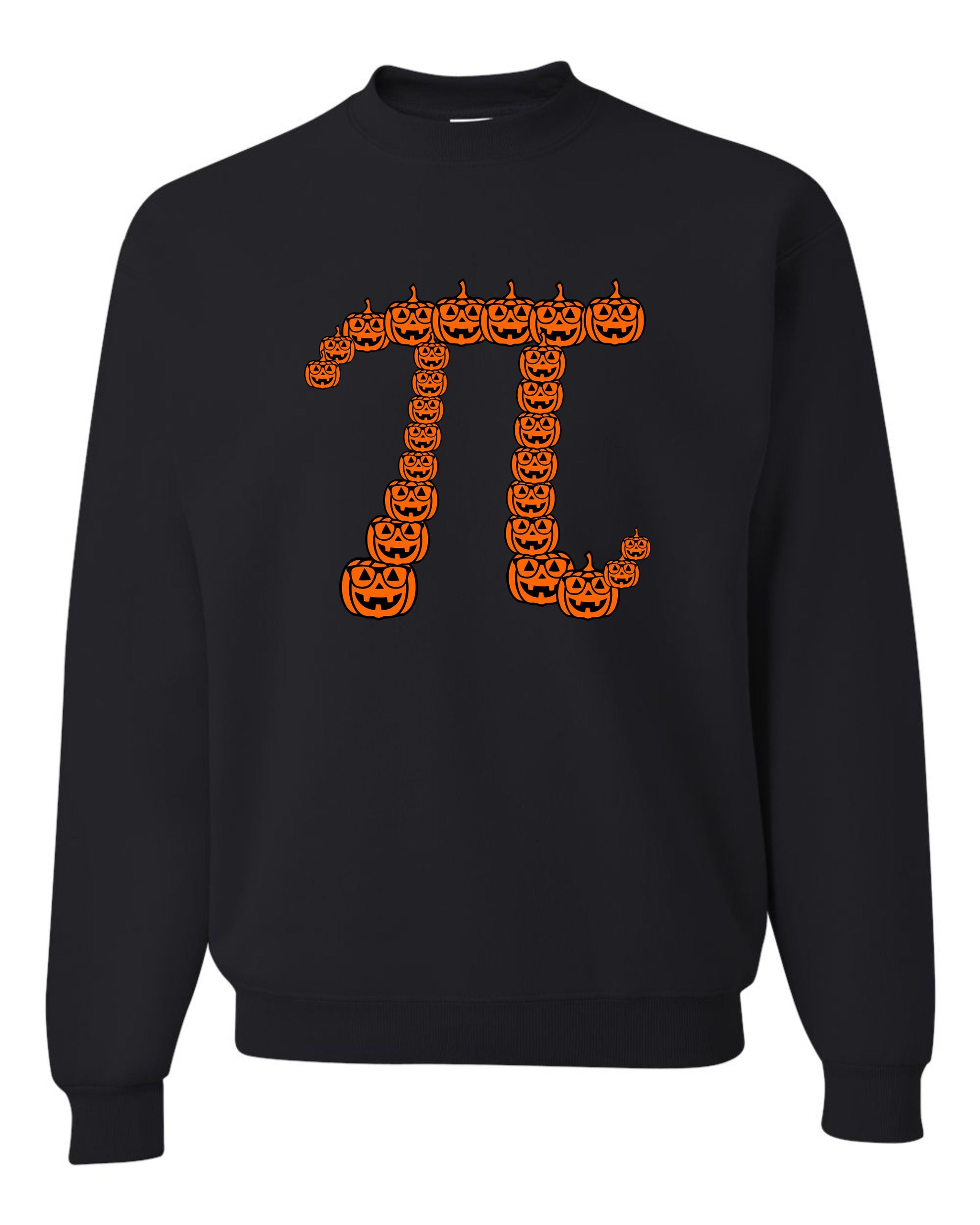 Pumpkin Pi Funny Math Nerd Geeky Halloween Unisex Sweatshirt Crewneck