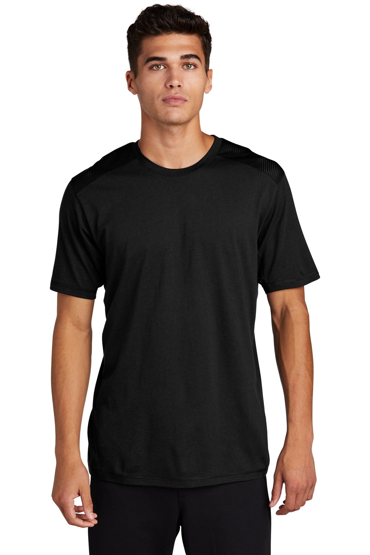 Sport-Tek ST410 PosiCharge Tri-Blend Wicking Draft Tee With Custom Scr